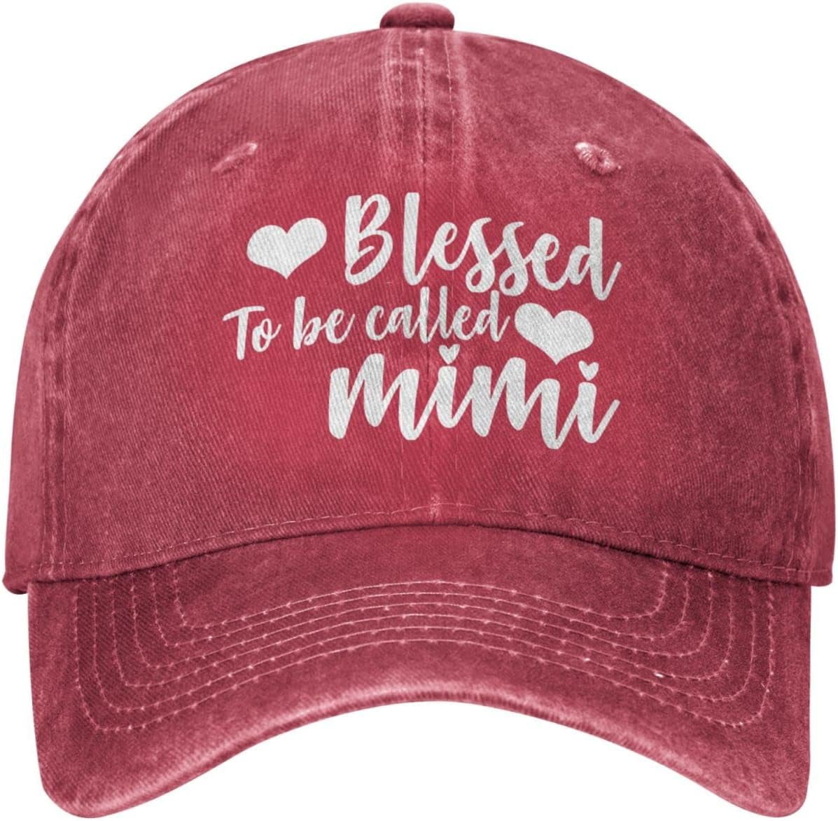 Blessed to Be Called Mimi Hat for Women Baseball Cap Cute Caps Mother's ...