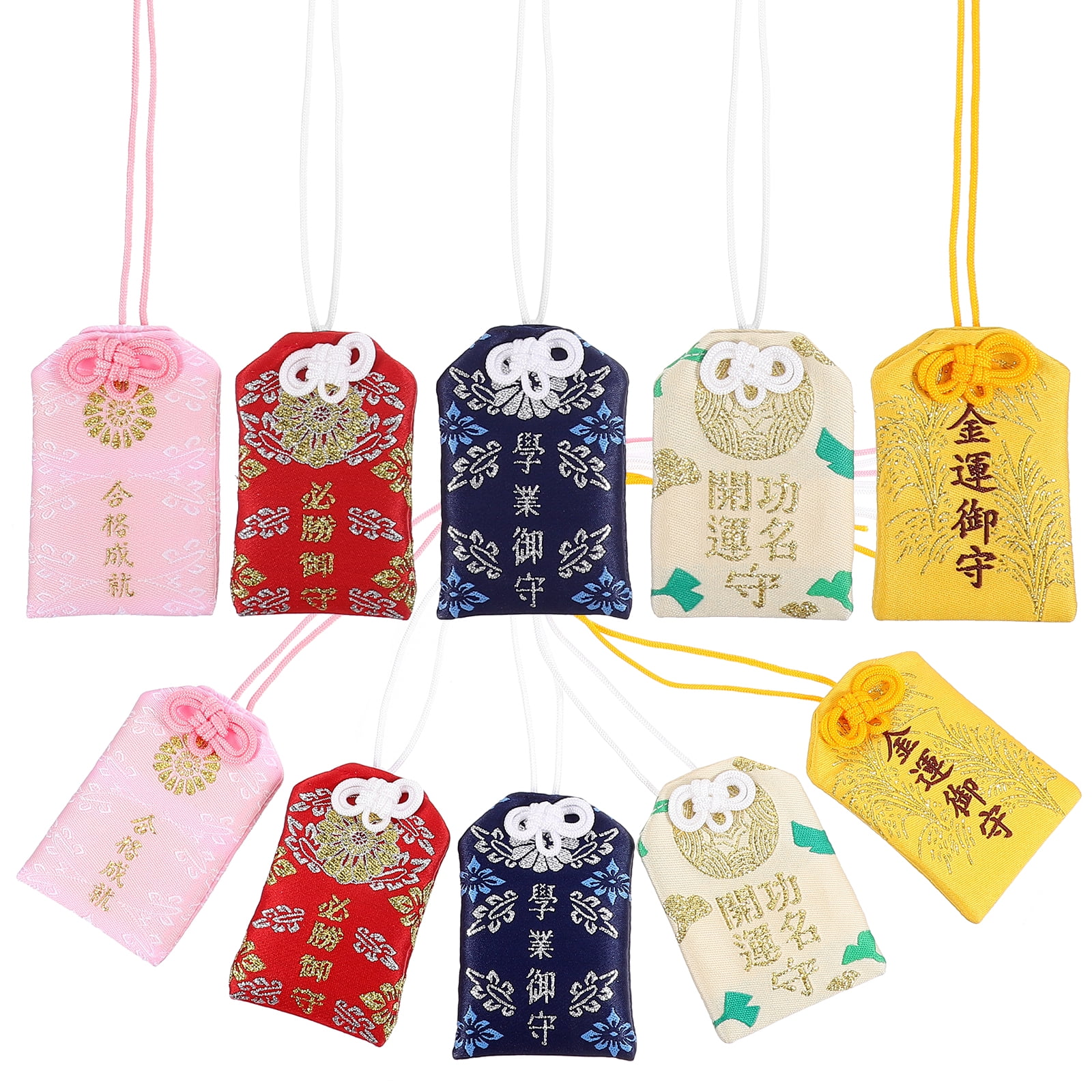 Blessing Bag Japanese Fortune Amulet Charm 60 Pcs Desk Office Decor ...