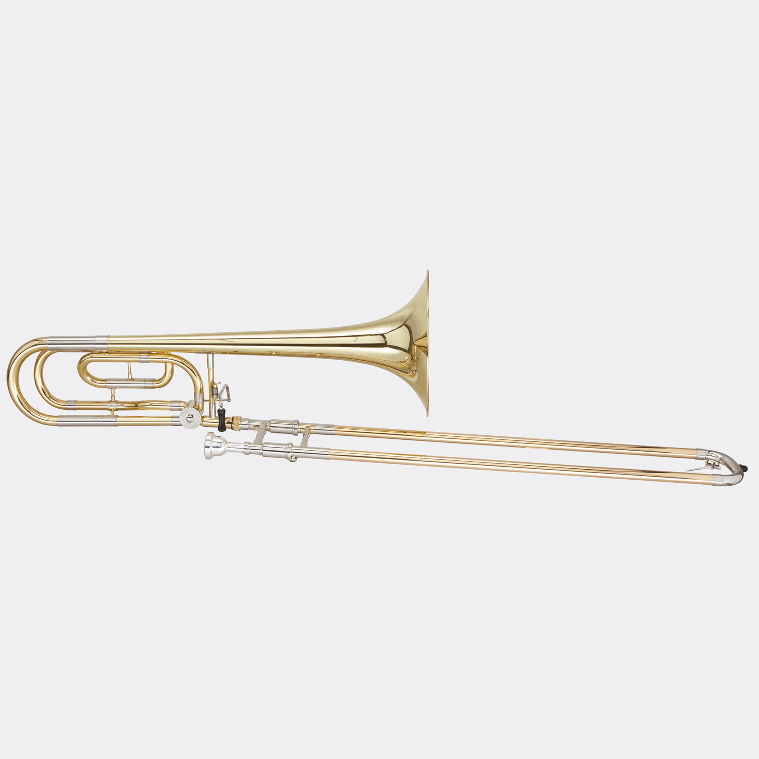 Blessing Bass Trombone, Double Rotor, Clear Lacquer, Outfit - Walmart.com