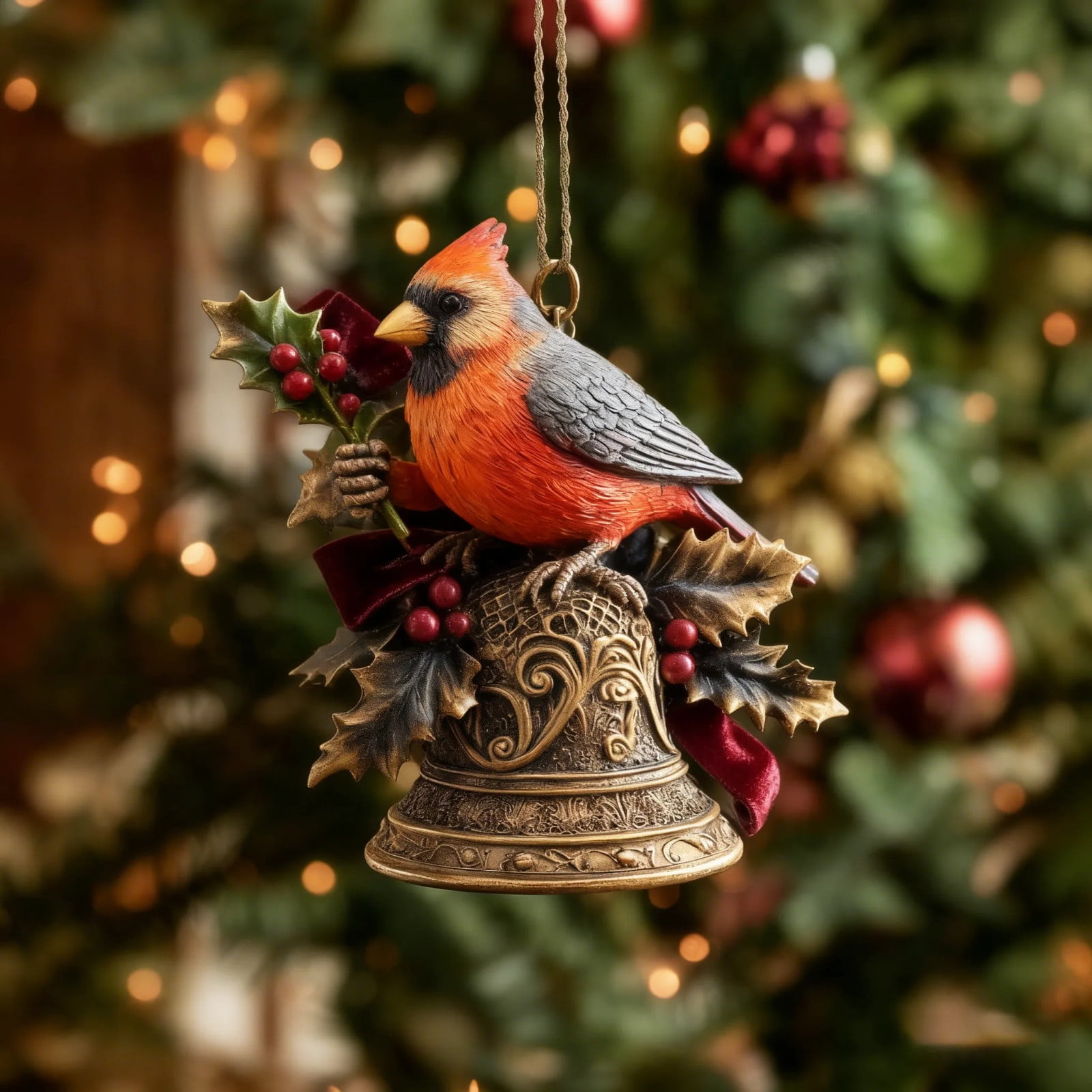 Blessing Bell Christmas Ornament - Festive Hanging Bell Decor for ...