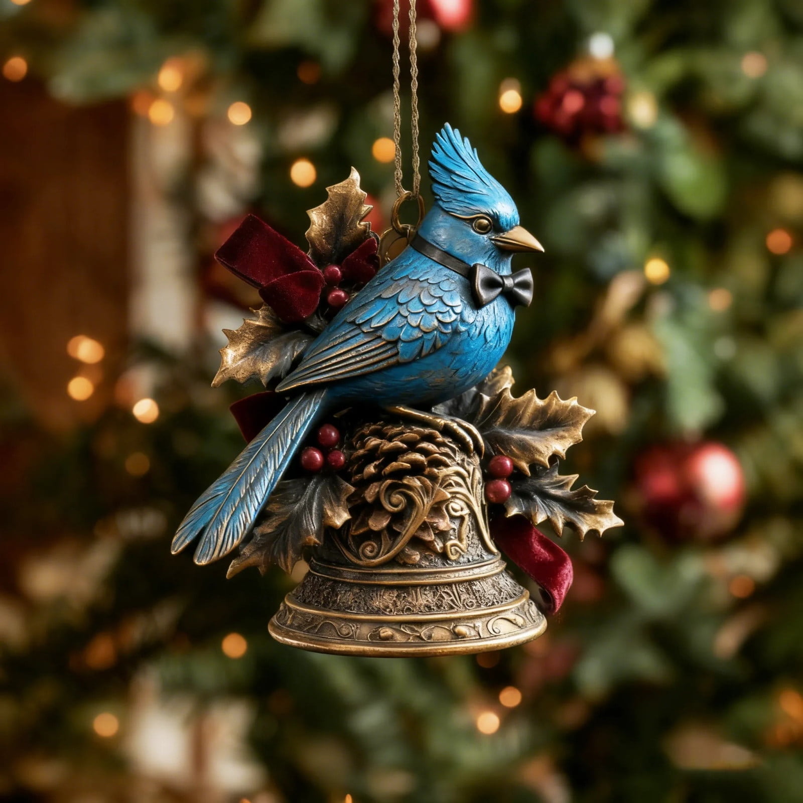 Blessing Bell Christmas Ornament - Festive Hanging Bell Decor for ...