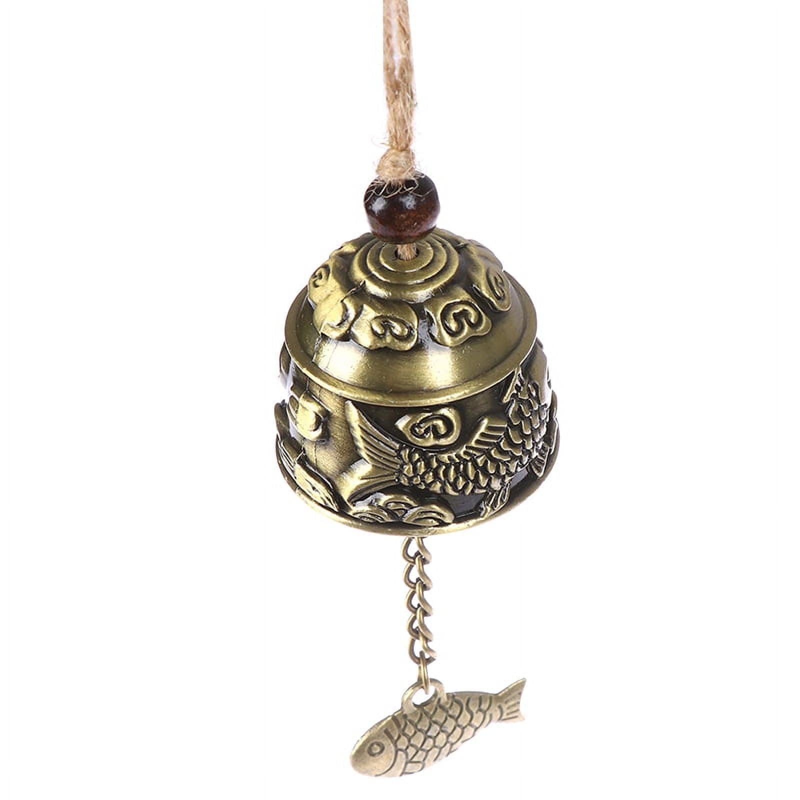 Blessing Bell Fish Feng Shui Bell Blessing Good Luck Fortune Hanging ...