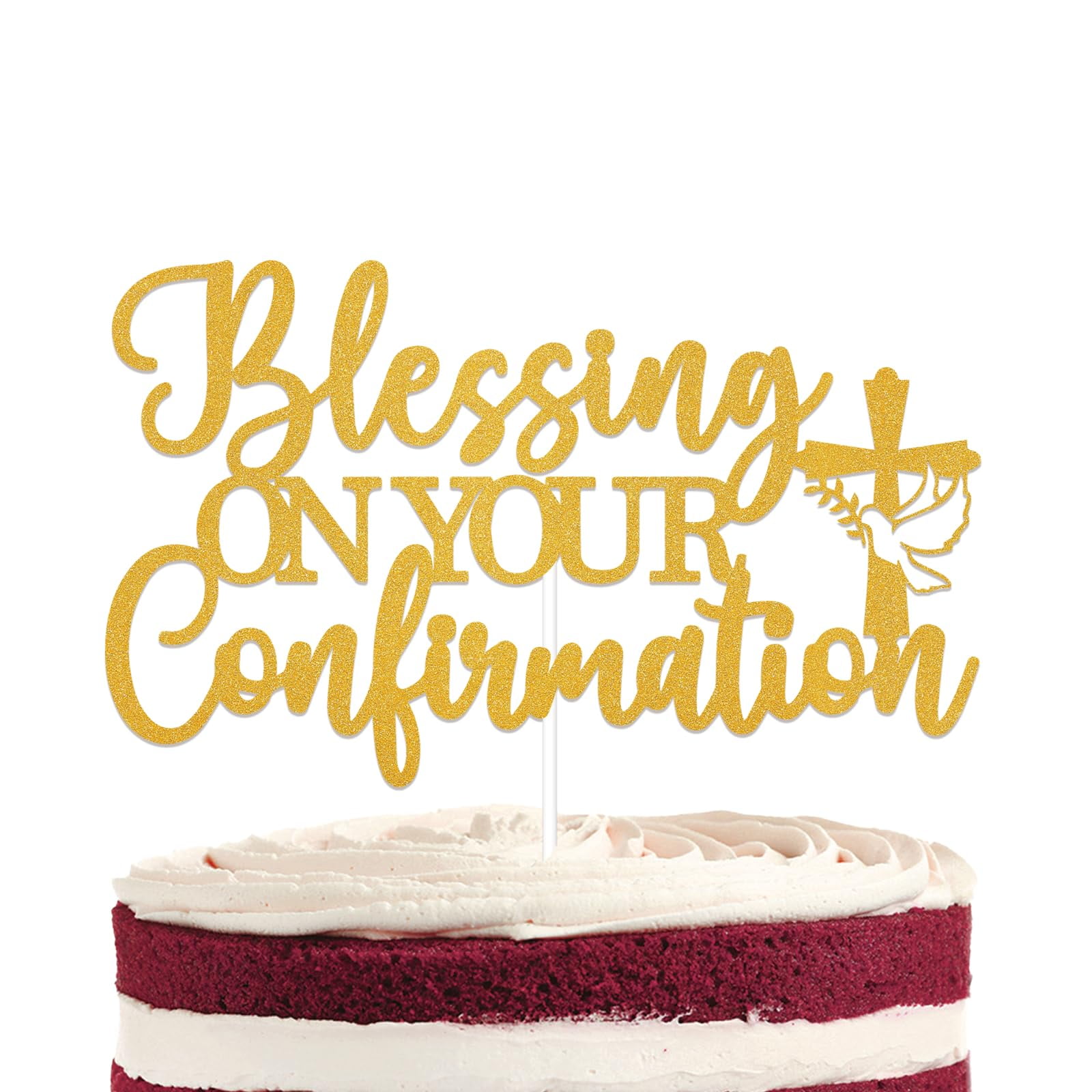 Blessing On Your Confirmation Cake Topper, First KMC2Holy Communion ...