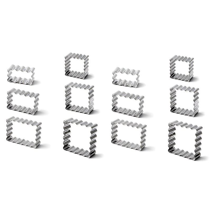 Blessing Frame Cookie Mold Wave Rectangular Cookie Cutter Wedding ...