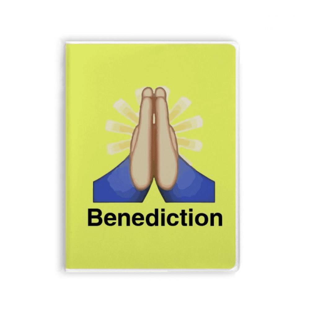 Blessing Prayer Expression Hands Notebook Gum Cover Diary Soft Cover ...