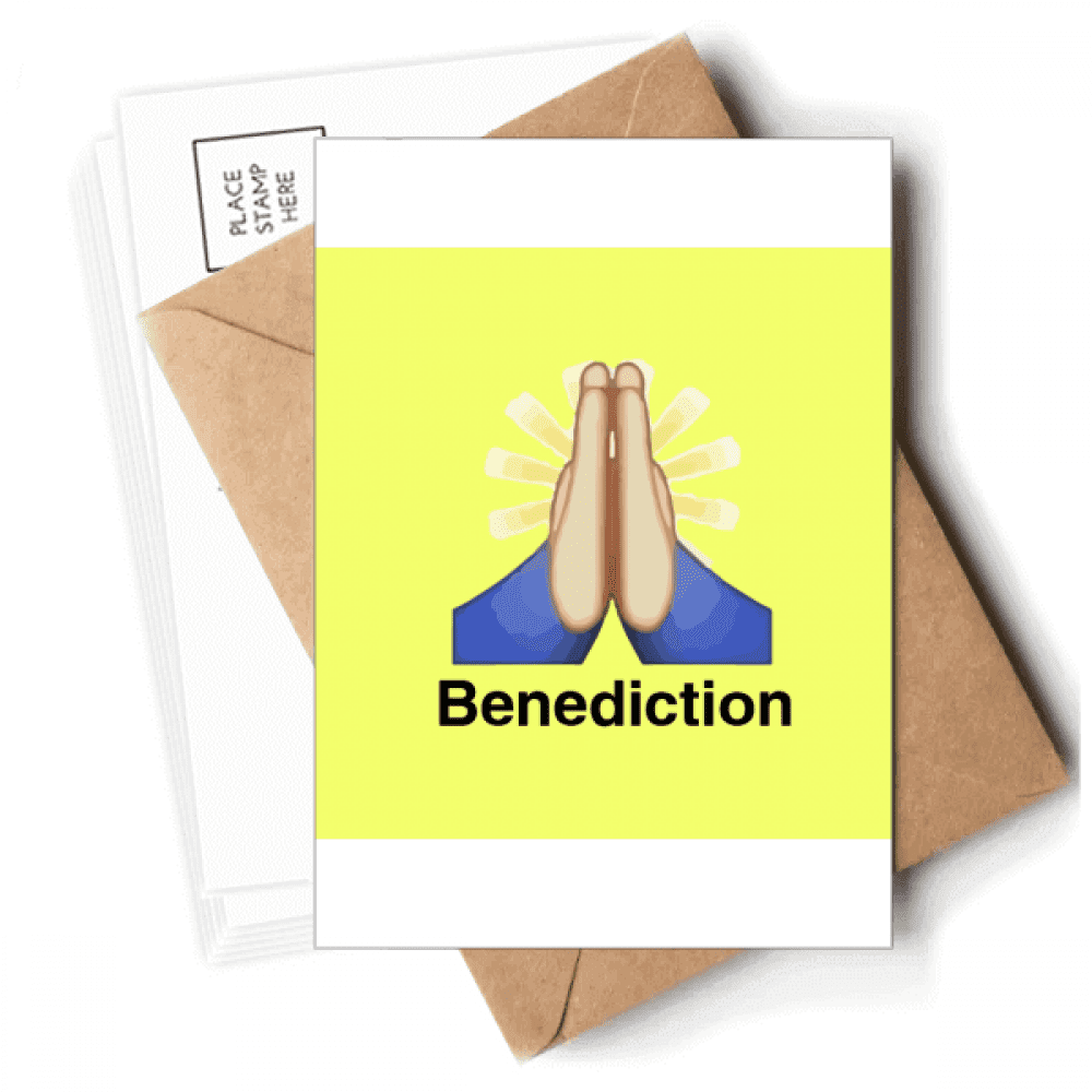 Blessing Prayer Expression Hands Postcards Envelopes Blank Note Cards ...