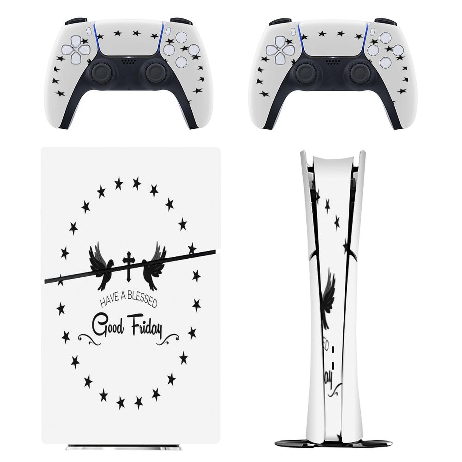 Blessings, Crosses, Holidays, Doves PS5/PS5 Slim Digital Disc Skin ...