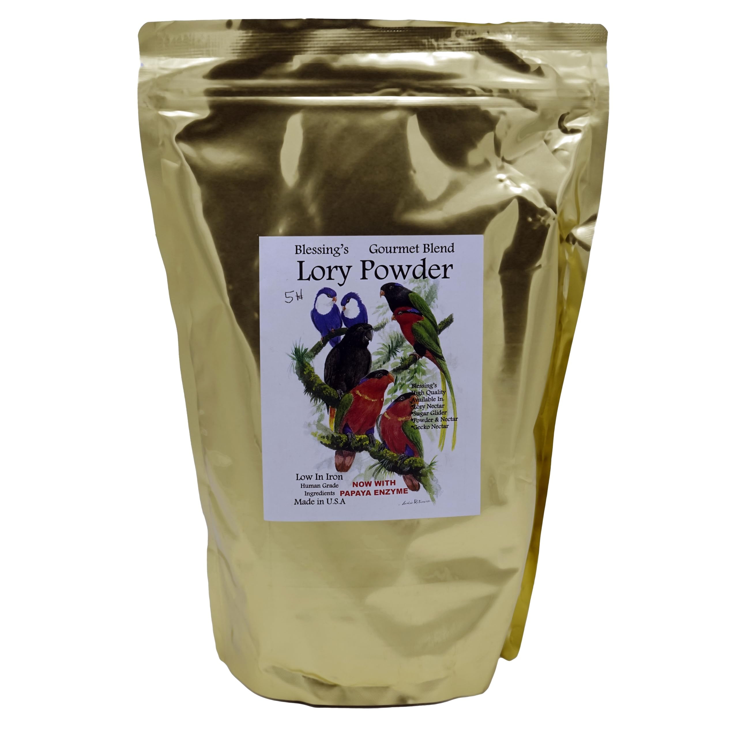 Blessings Gourmet Lory Powder Dry Lorikeet Food (5Lb) - Walmart.com