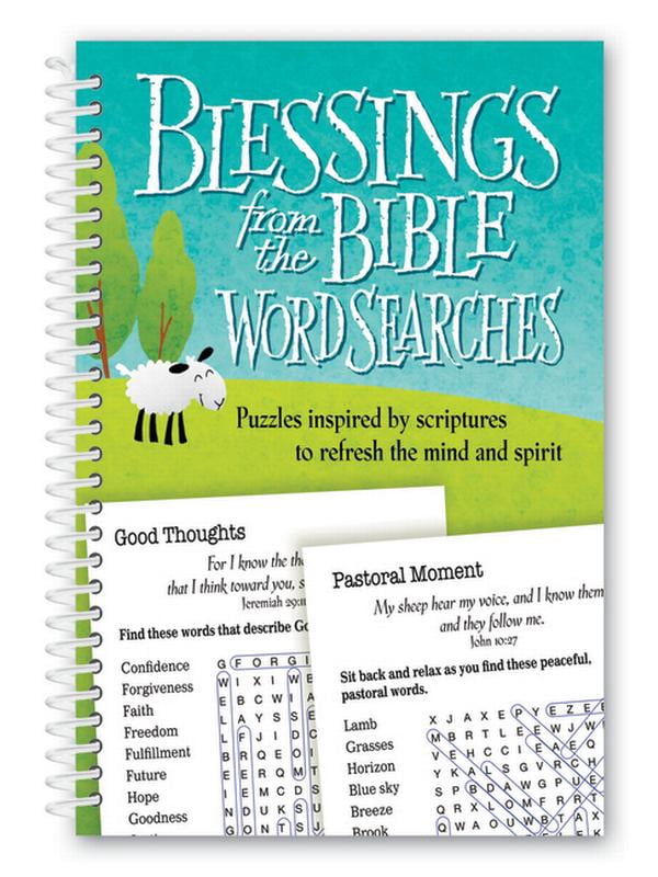 Blessings from the Bible Word Searches, (Spiral-Bound) - Walmart.com