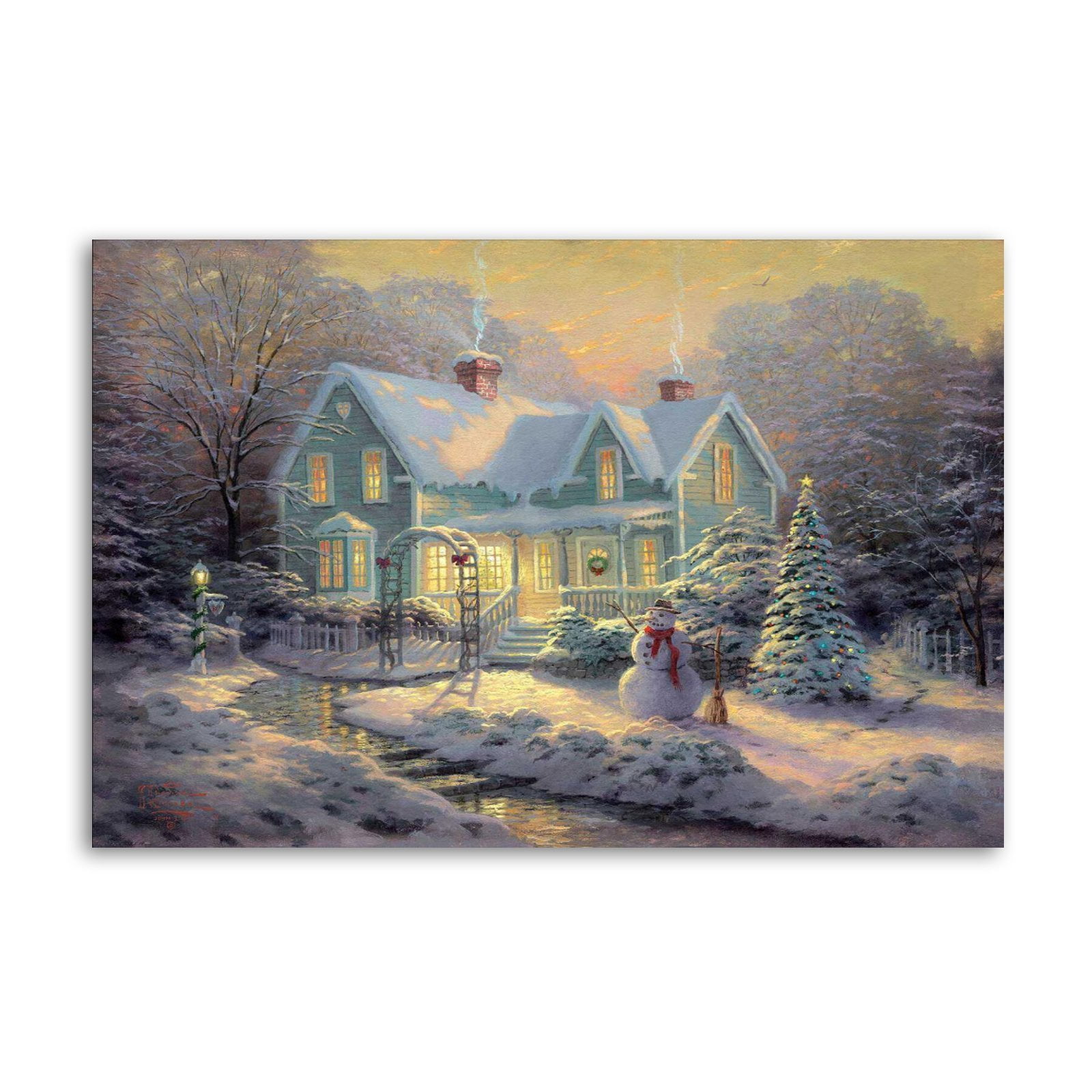 Blessings of Christmas Picture Print Wall Art Poster Painting Canvas ...