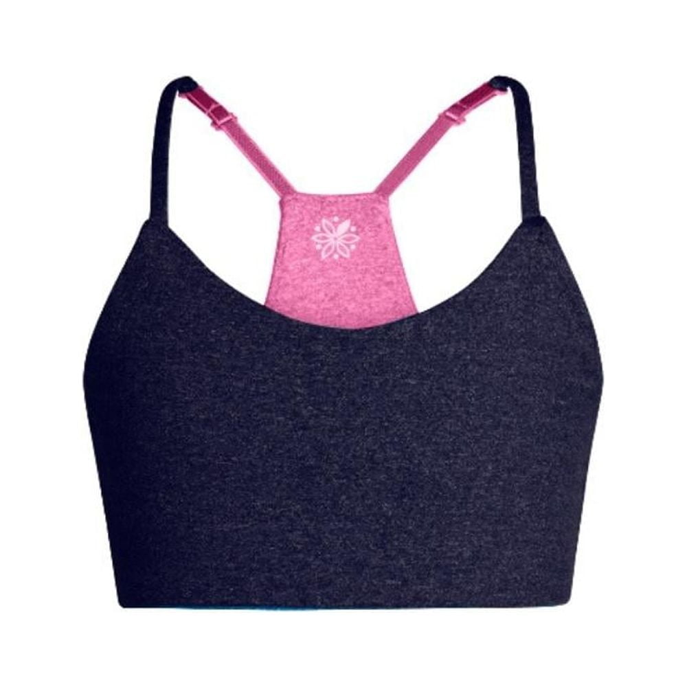 Bleuet Bleum Racerback Girls Sports Bra Ultra-soft Seamless Reversible ...