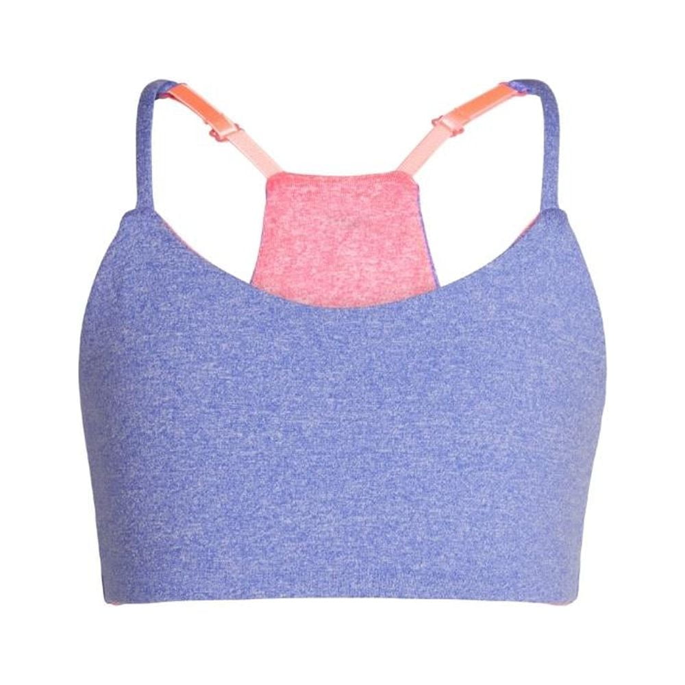 Bleuet Bleum Racerback Girls Sports Bra Ultra-soft Seamless Reversible ...