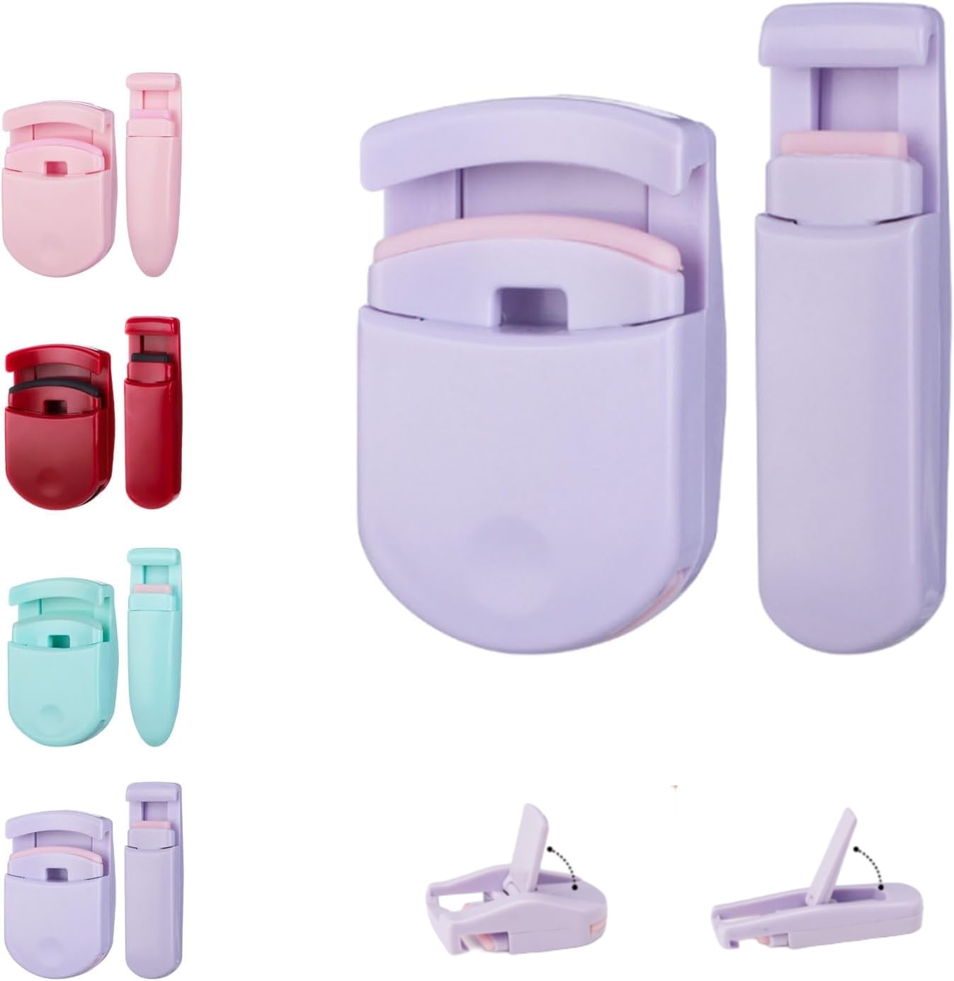 Blevora Eyelash Curler, Mini Travel Eyelash Curler – Portable Compact ...