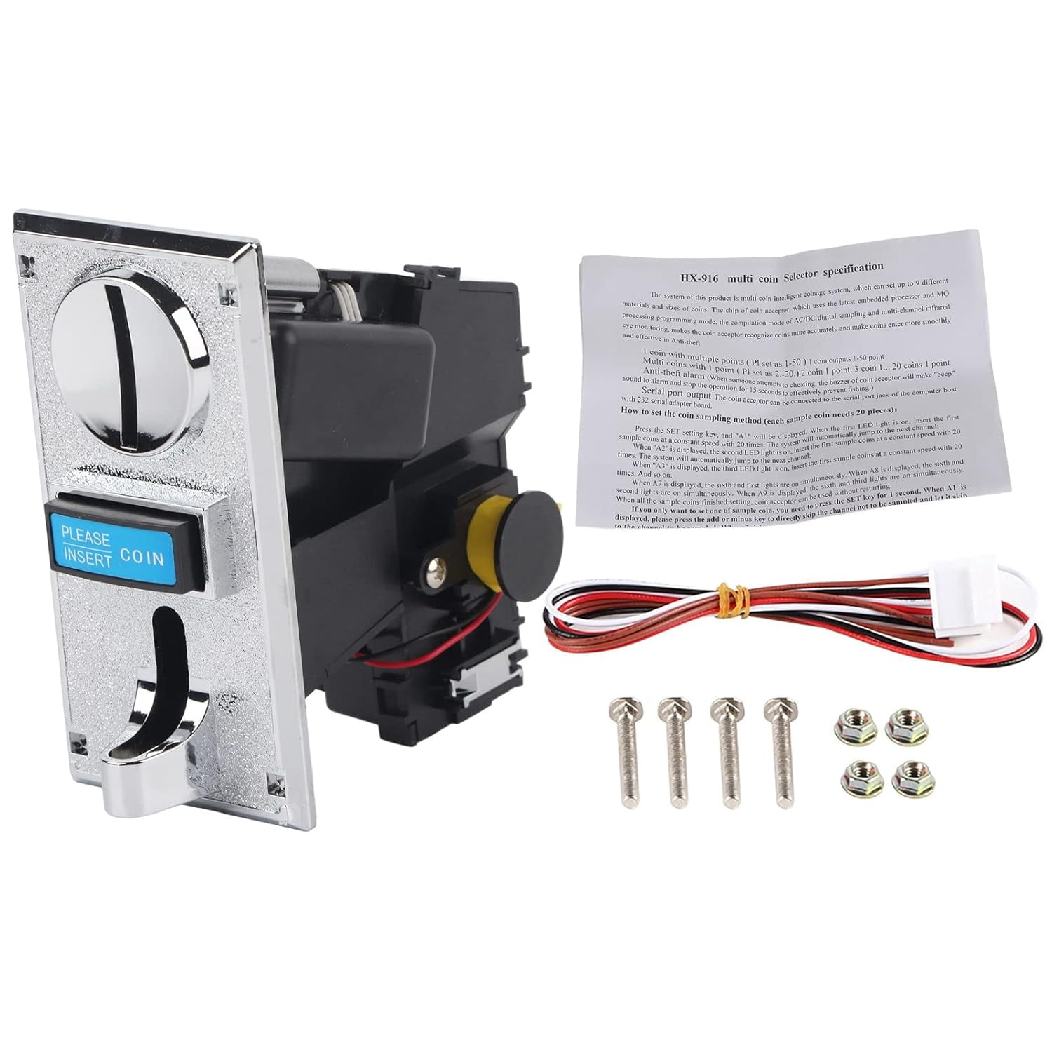 Bleylajoy Coin Acceptor Support 6 Kinds of Coins, CPU Multi Coins ... Bleylajoy Coin Acceptor Support 6 Kinds of Coins, CPU Multi Coins ...