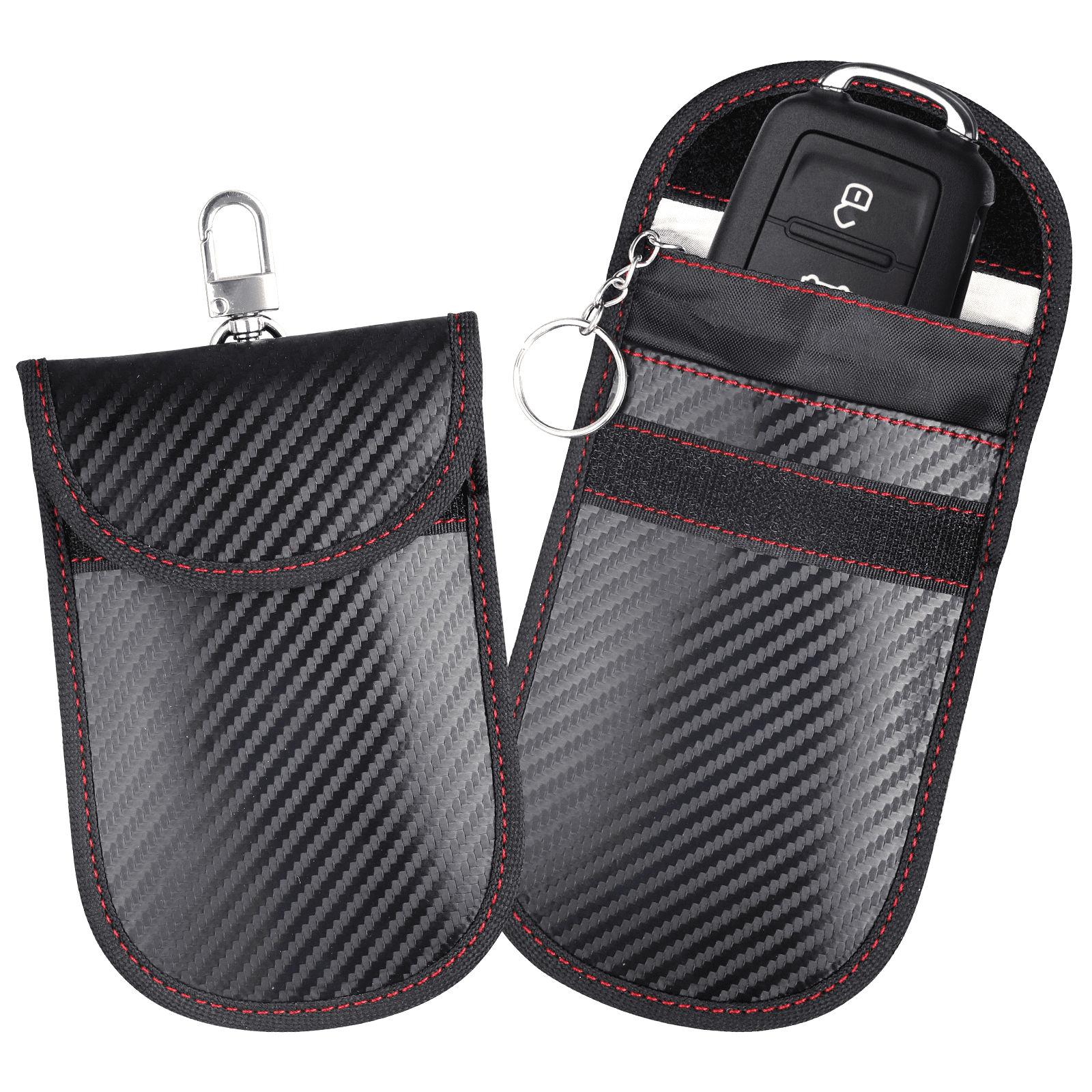 Blibly Faraday Bag for Key Fob 2 Pack Faraday Key Fob Protector RFID ...