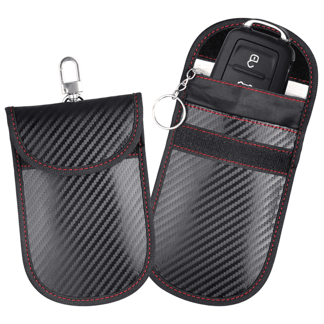 Blibly Faraday Bag for Key Fob 2 Pack Faraday Key Fob Protector RFID ...