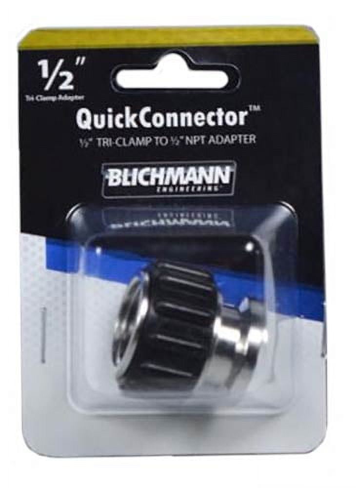 Blichmann QuickConnector Tri-Clamp Adapter - .5" TC x .5" NPT - Walmart.com