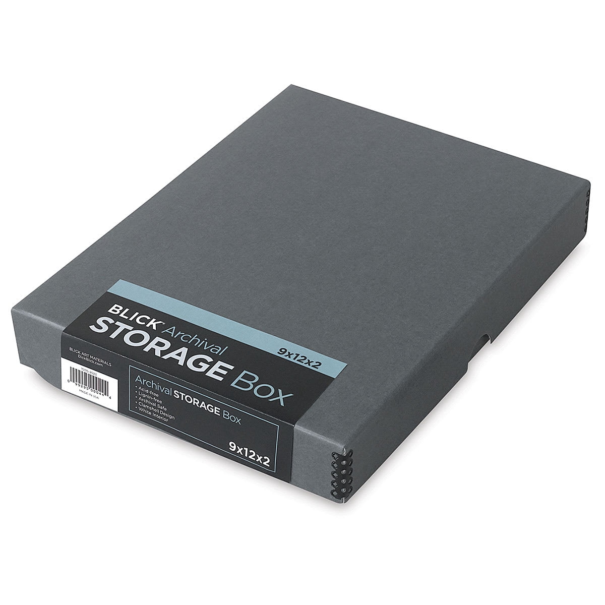 Blick Archival Storage Box - 9" x 12" x 2", Gray - Walmart.com