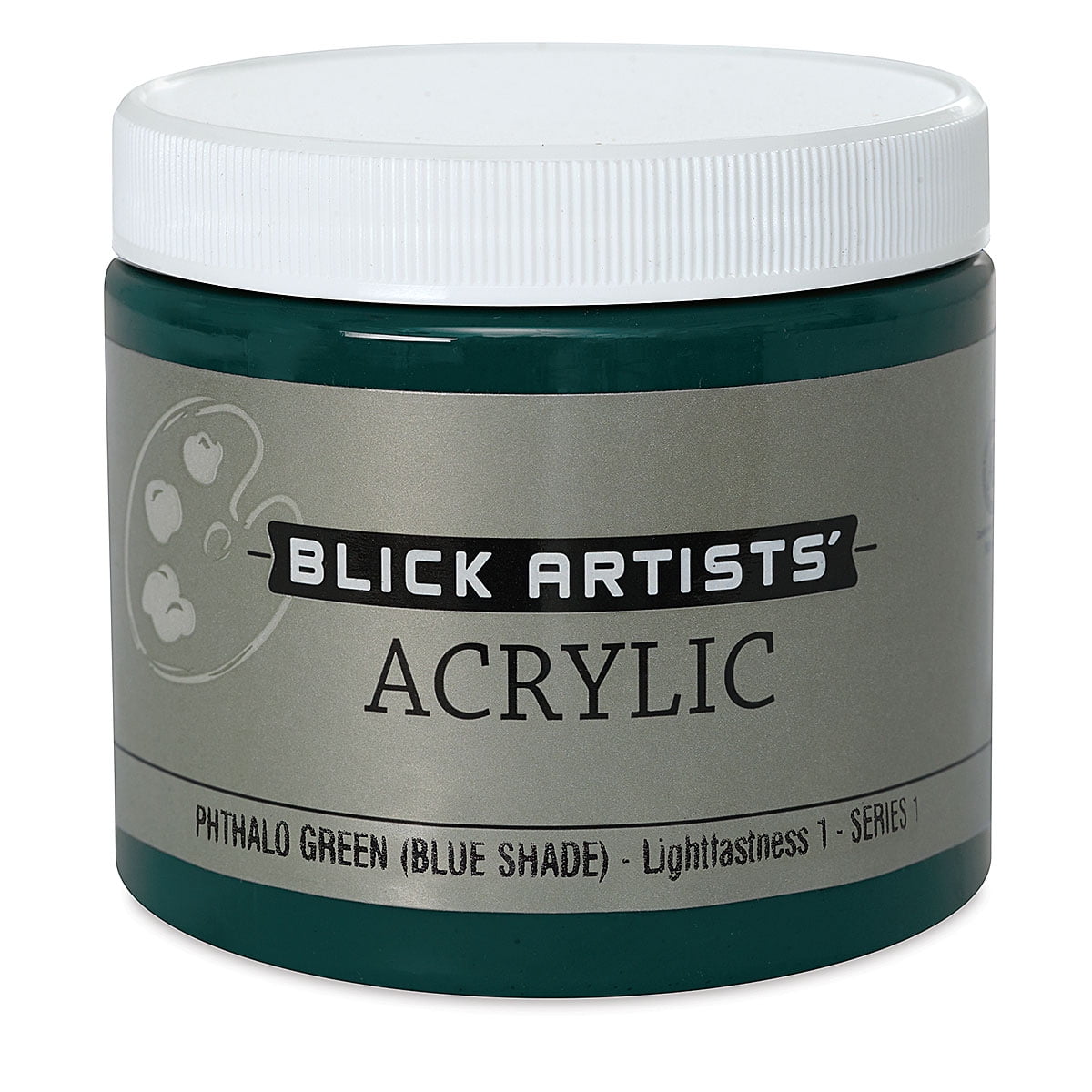 Blick Artists' Acrylic - Phthalo Green (Blue Shade), 16 oz jar ...