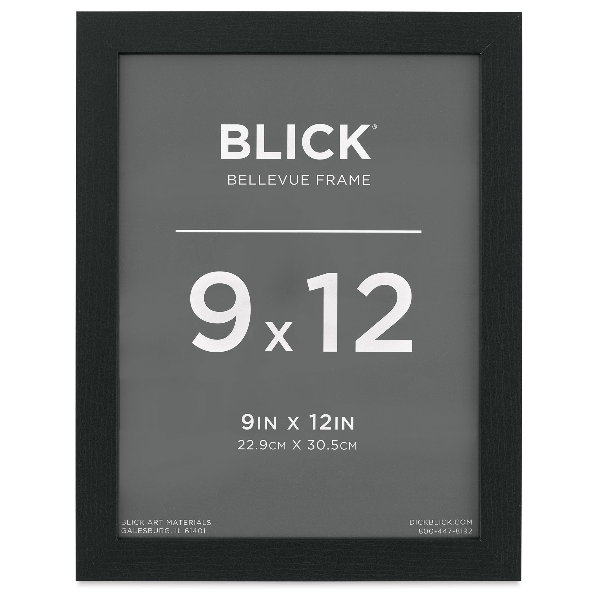 Blick Bellevue Frame - Black Woodgrain, 9" x 12" - Walmart.com
