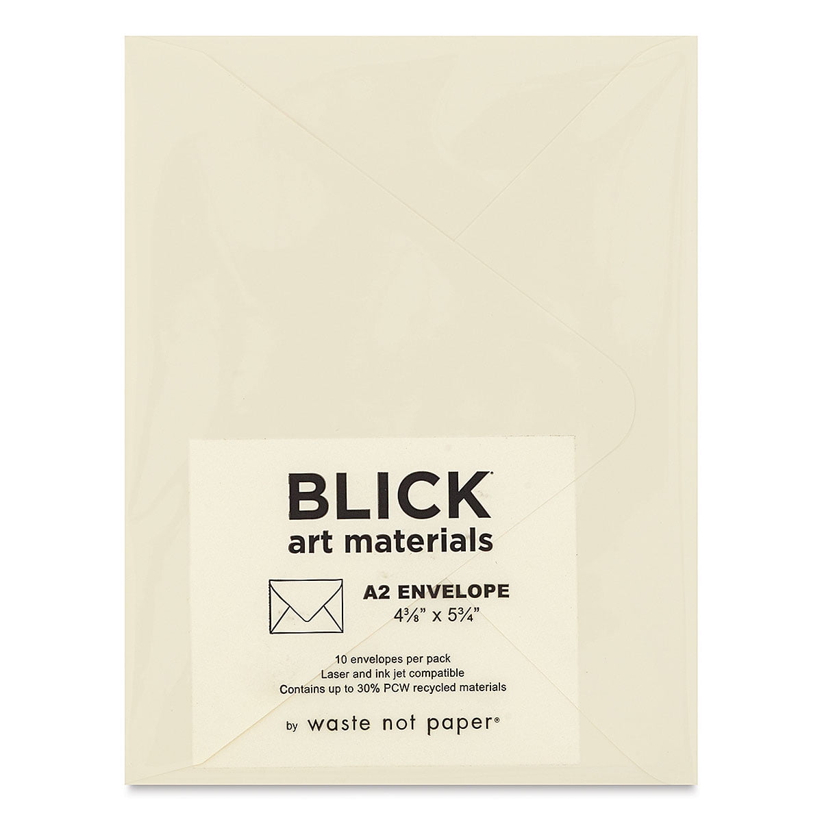 Blick Cards and Envelopes - A2 Envelope, Soft White, 4-3/8" x 5-3/4 ...