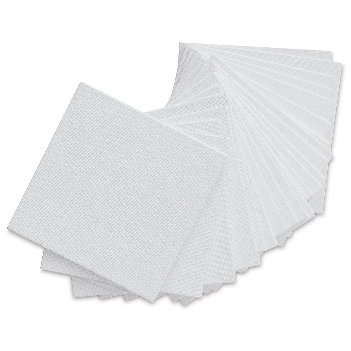Blick Economy Cotton Canvas Panel Classroom Pack - 4" x 4", Class Pack ...