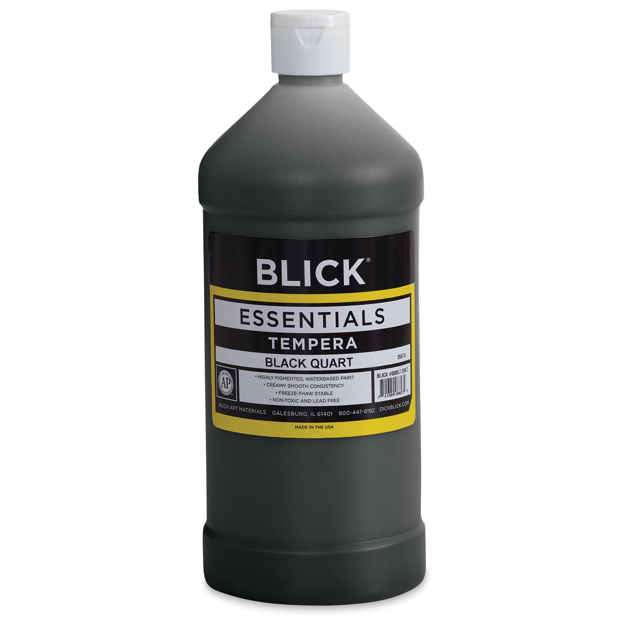 Blick Essentials Tempera - Black, Quart - Walmart.com