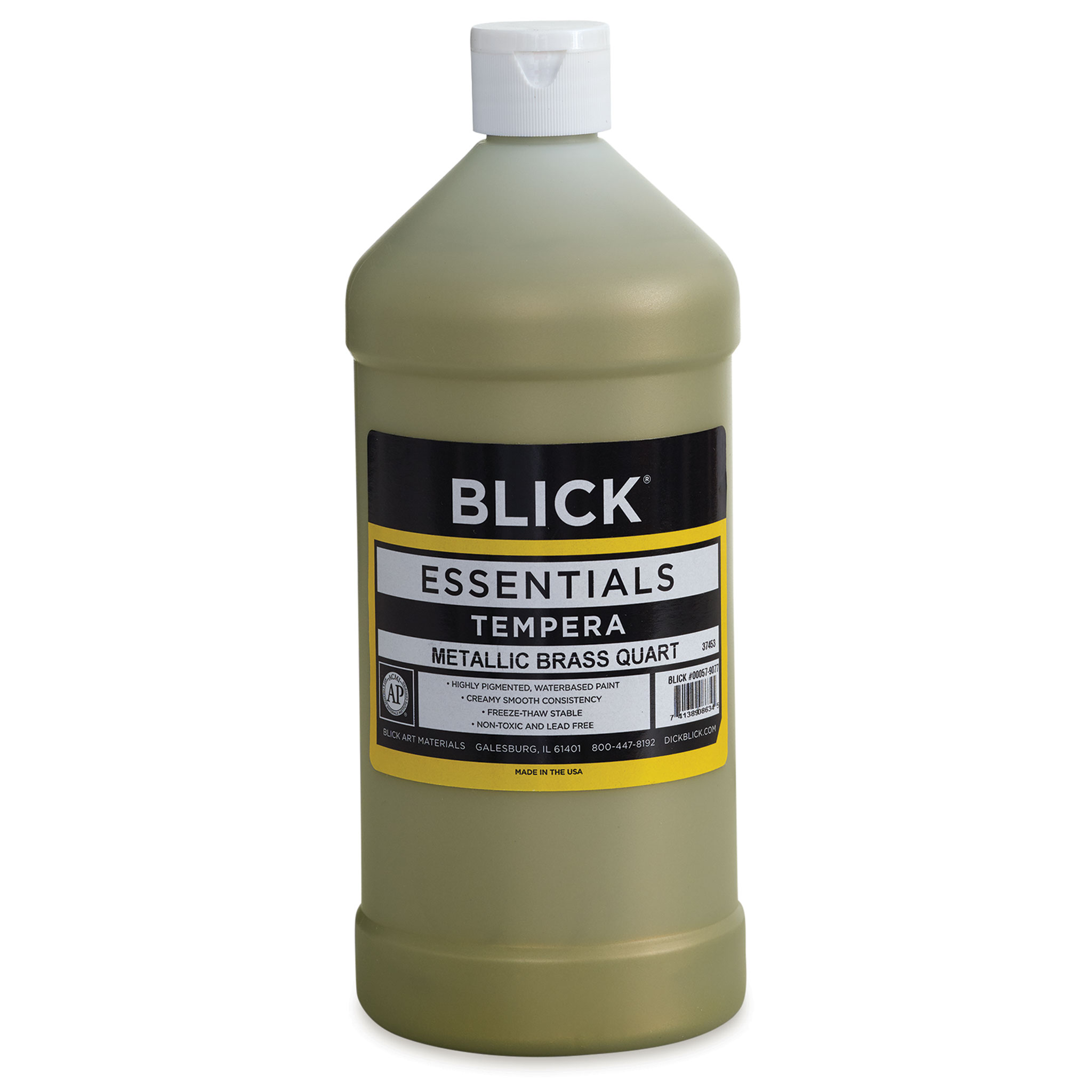 Blick Essentials Tempera - Brass (Metallic), Quart - Walmart.com