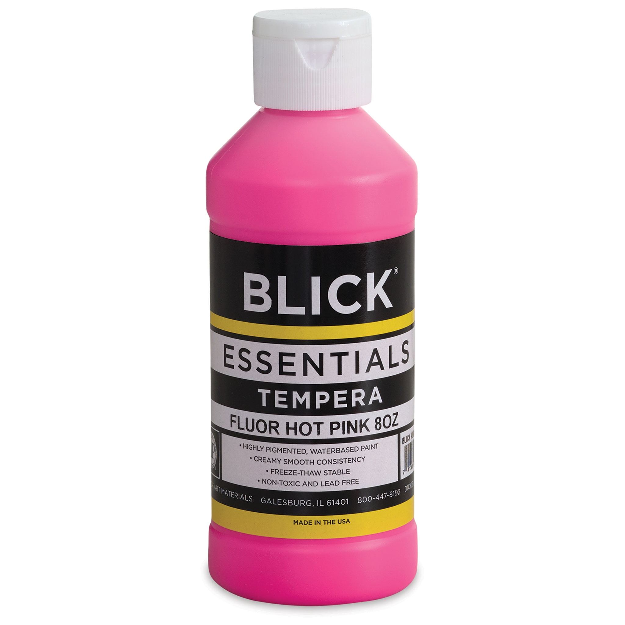 Blick Essentials Tempera - Fluorescent Hot Pink, 8 oz bottle - Walmart.com