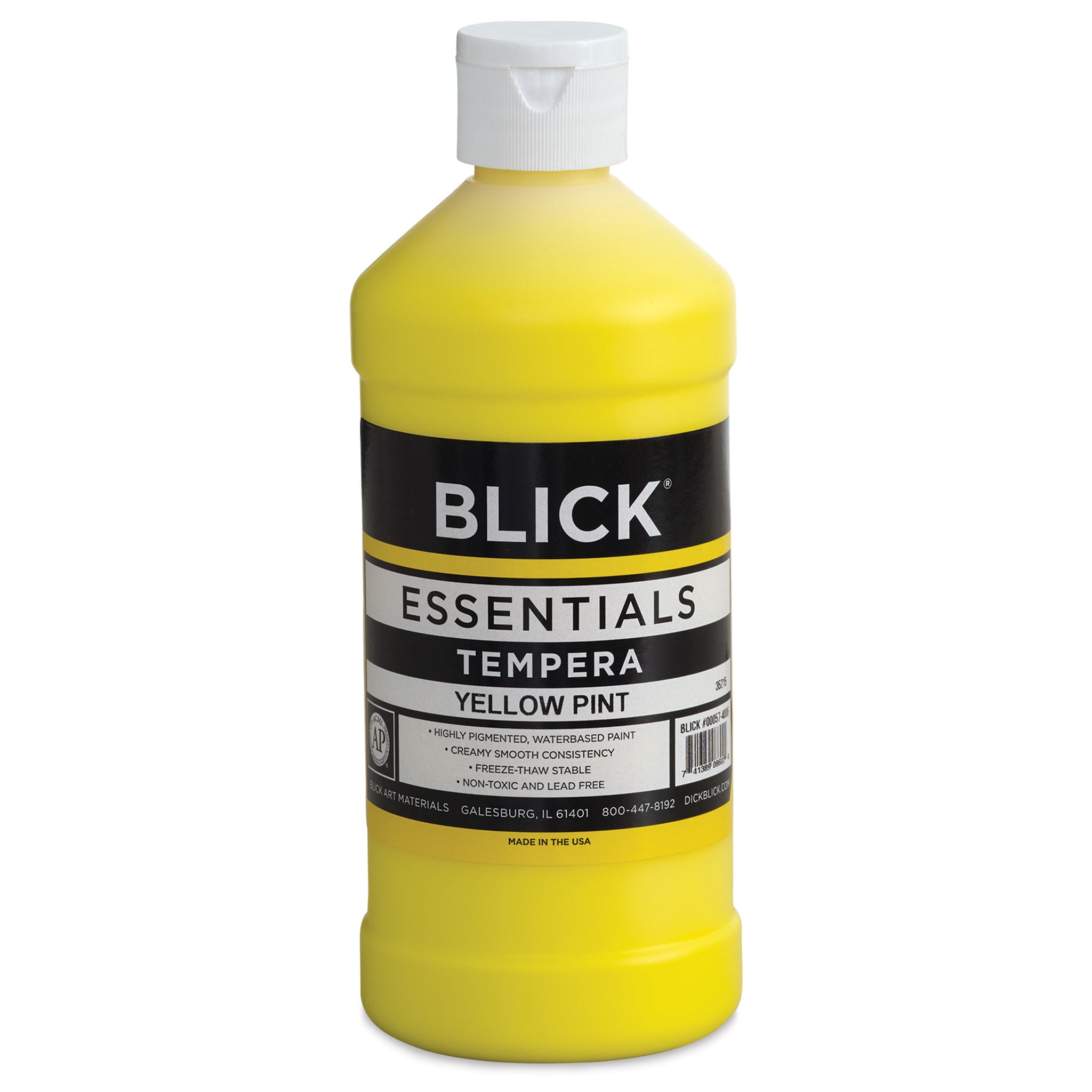 Blick Essentials Tempera - Yellow, Pint - Walmart.com