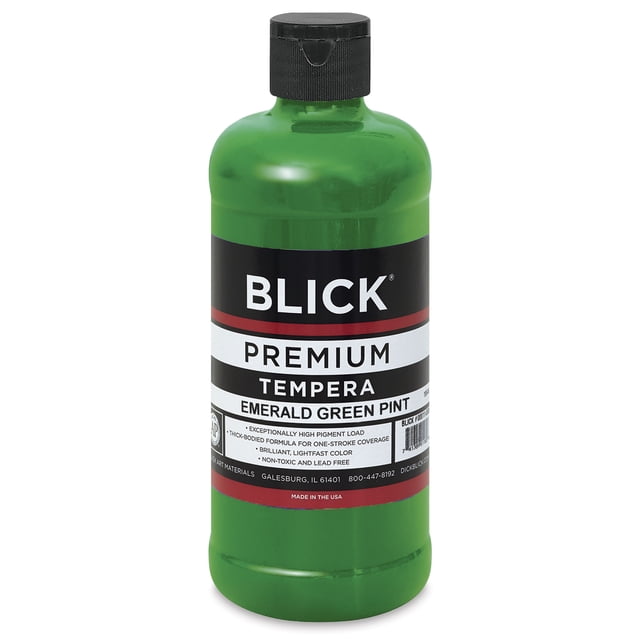Blick Premium Grade Tempera - Emerald Green, Pint - Walmart Business ...