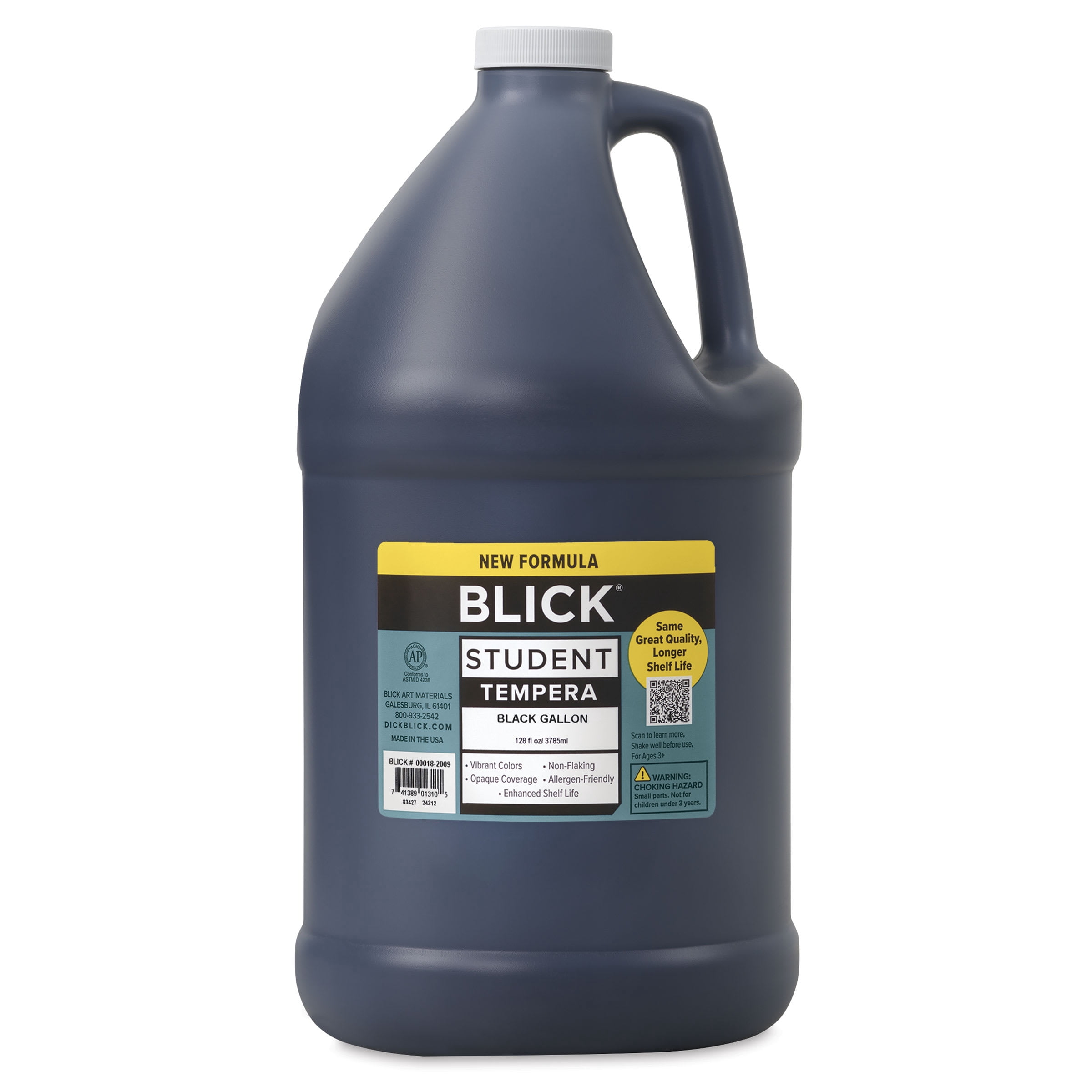 Blick Student Tempera Paint - Black, 128 oz bottle - Walmart.com