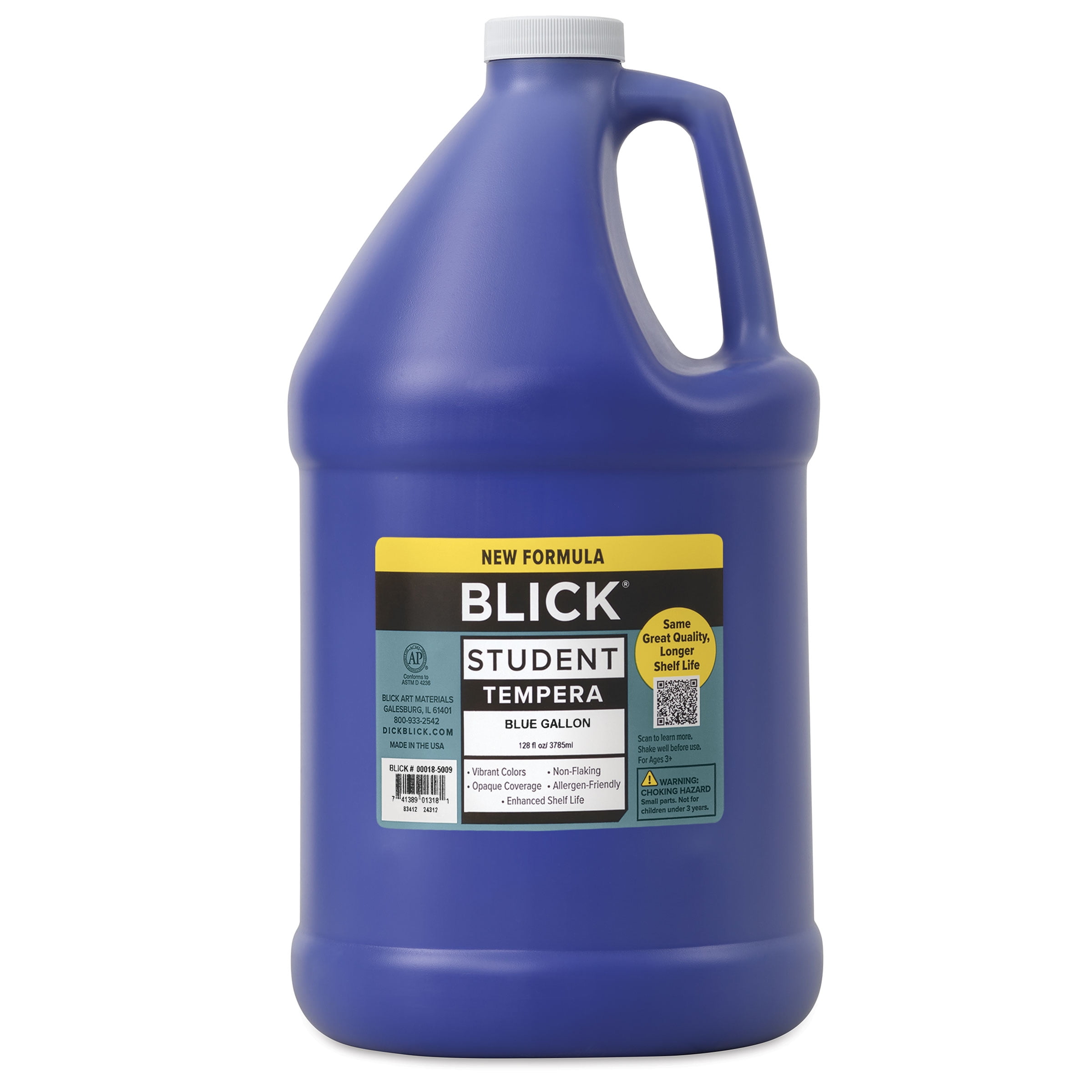 Blick Student Tempera Paint - Blue, 128 oz bottle - Walmart.com