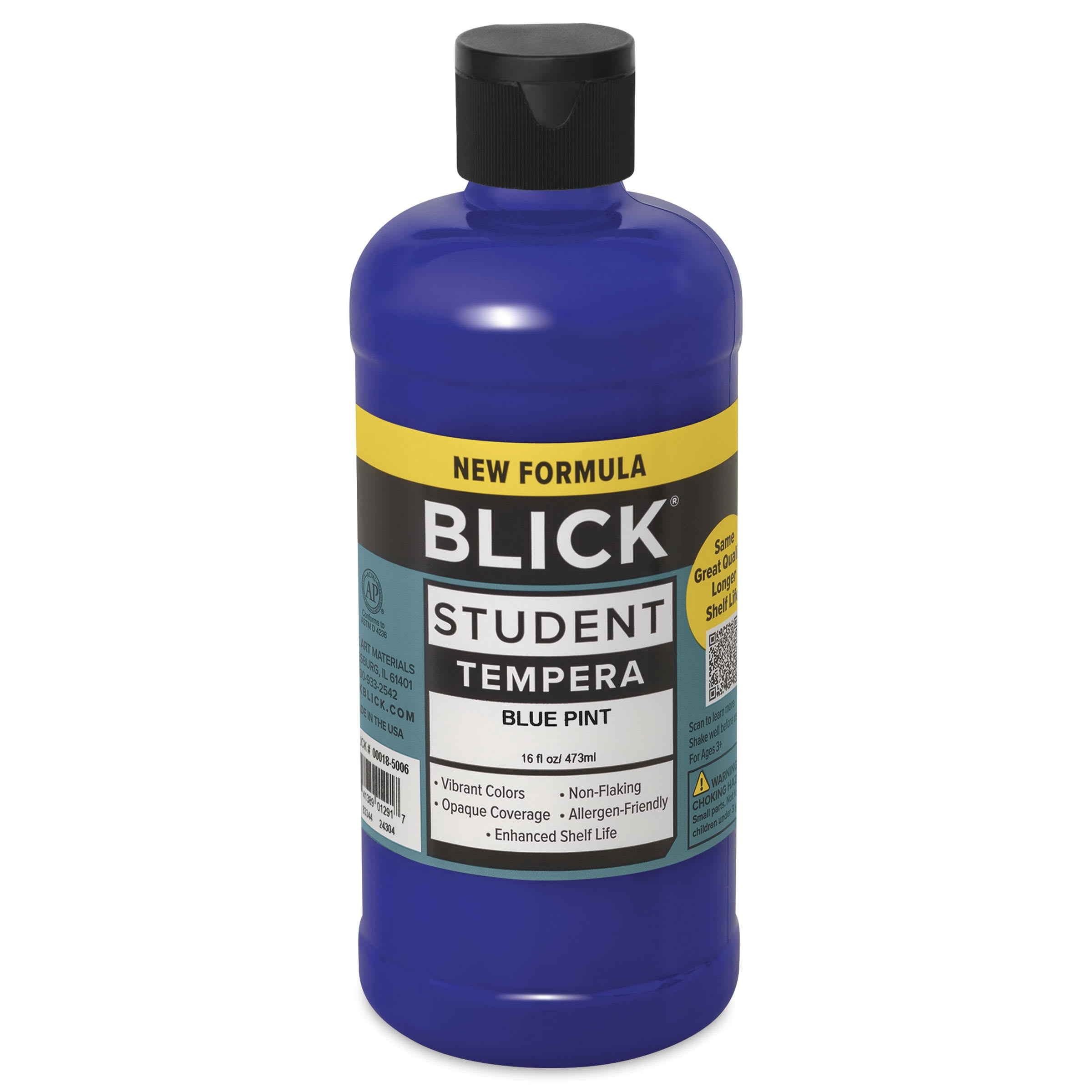 Blick Student Tempera Paint - Blue, 16 oz bottle - Walmart.com