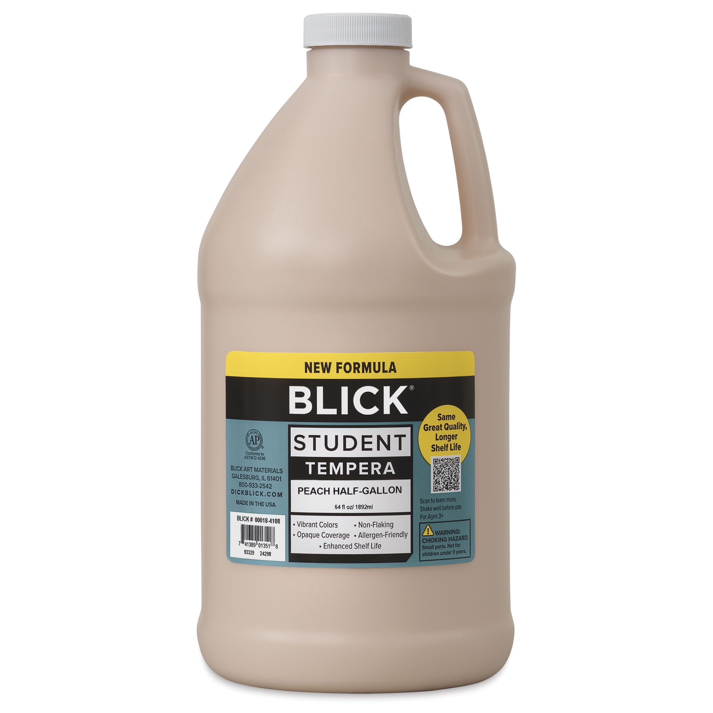 Blick Student Tempera Paint - Peach, 64 oz bottle - Walmart.com