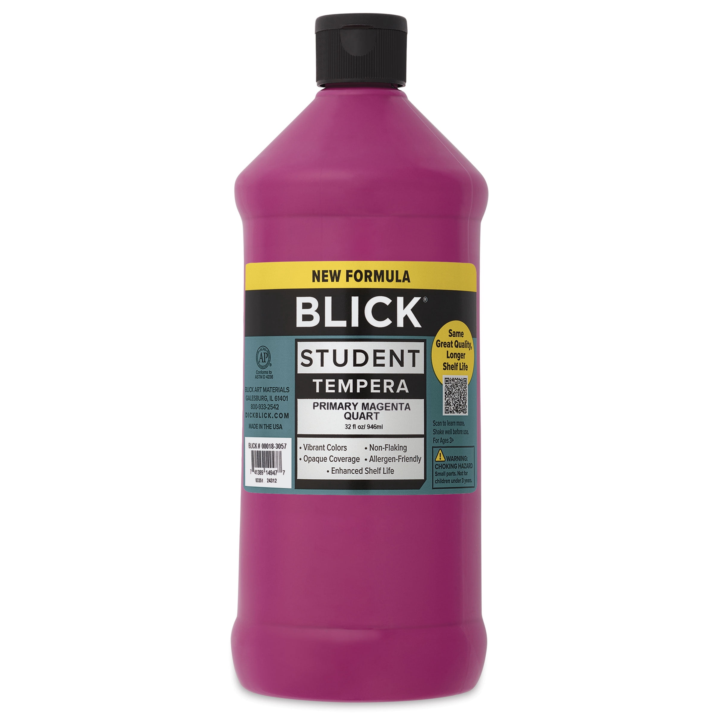 Blick Student Tempera Paint - Primary Magenta, 32 oz bottle - Walmart.com