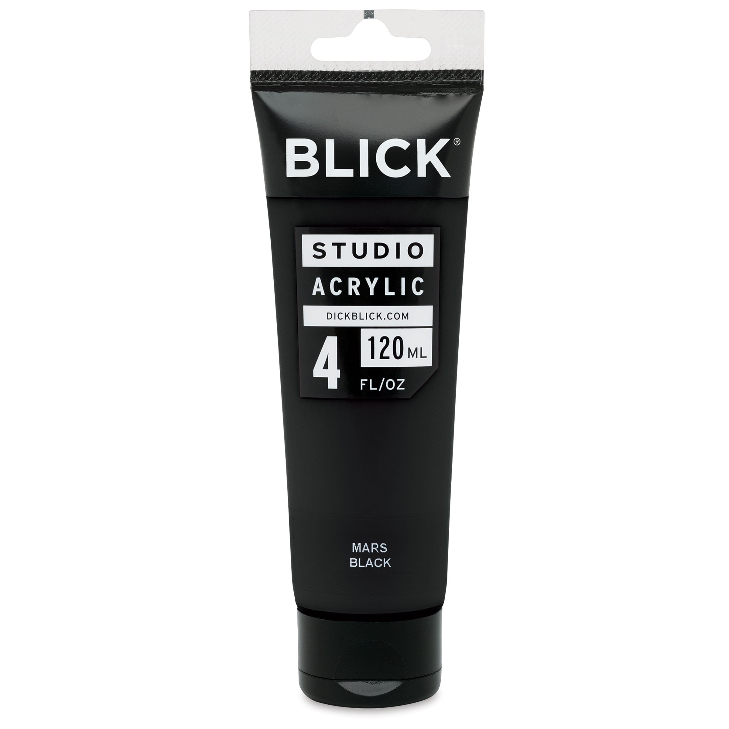 Blick Studio Acrylics - Mars Black, 4 oz tube - Walmart.com