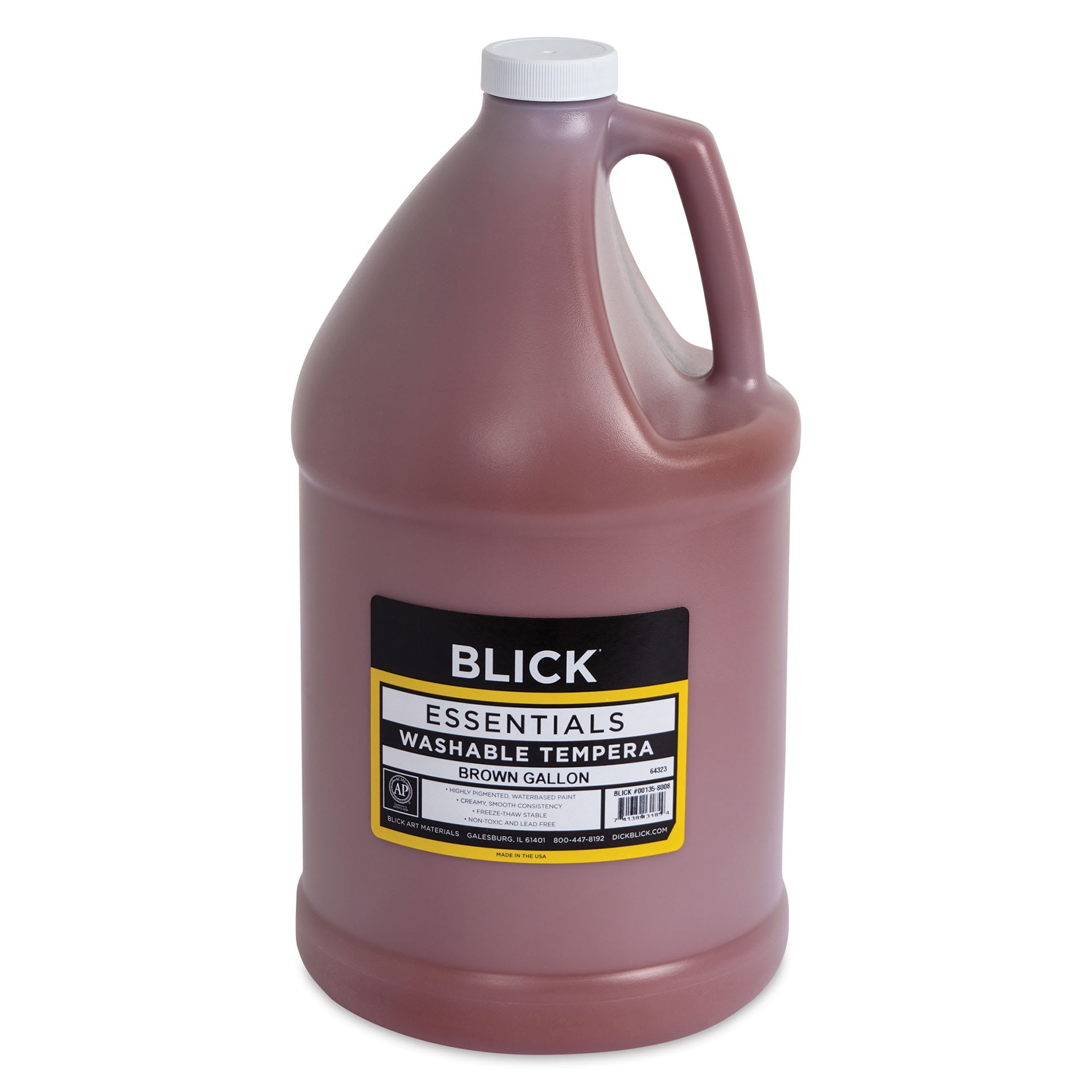 Blick Washable Tempera Paint - Brown, Gallon - Walmart.com