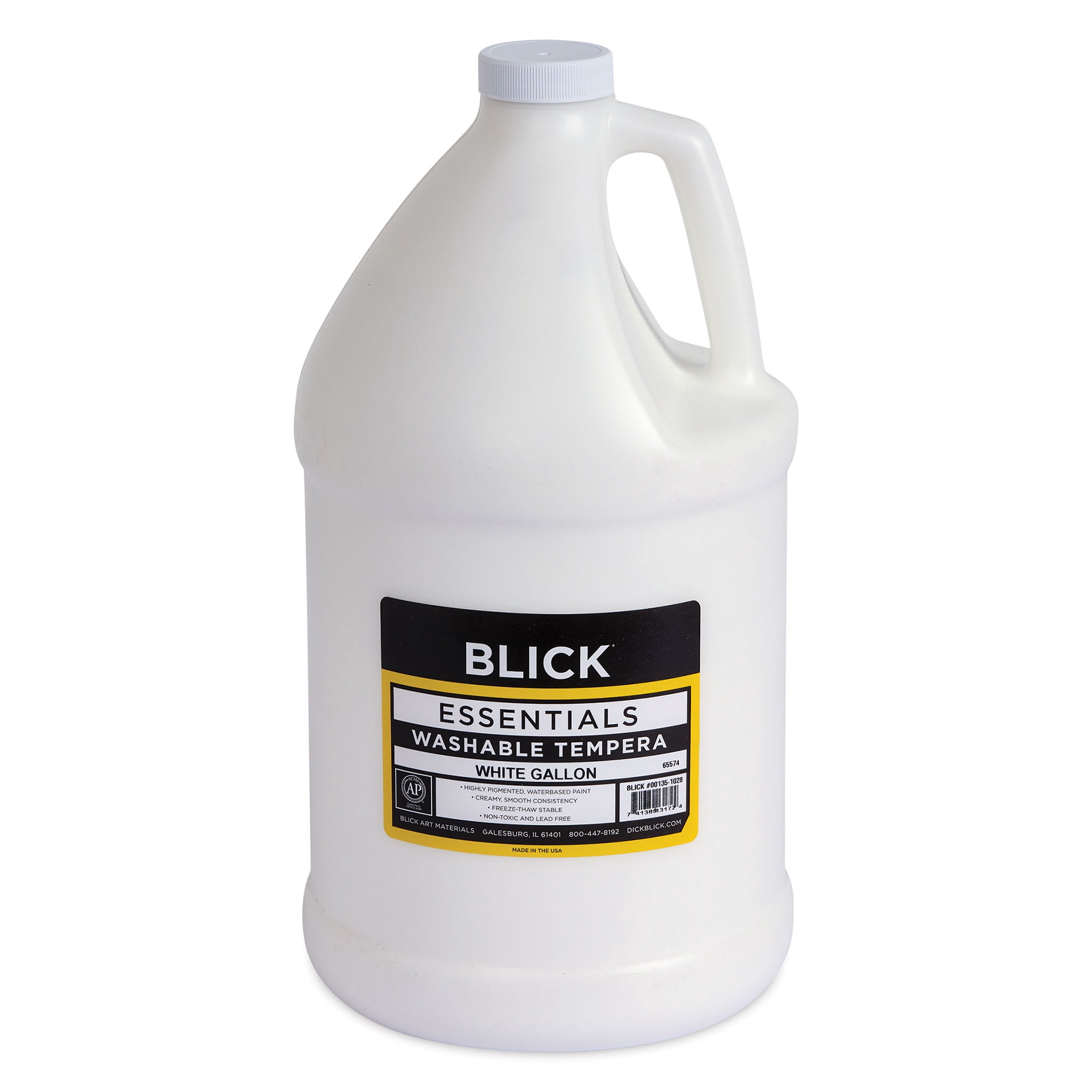 Blick Washable Tempera Paint - White, Gallon - Walmart.com