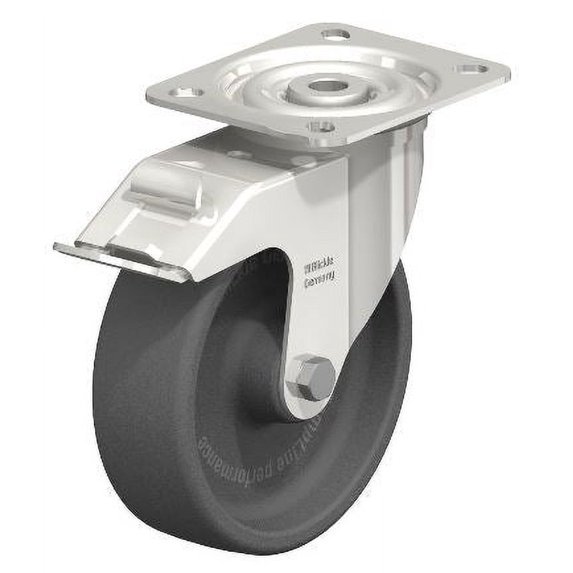 Blickle LIX-POHI 125G-FI-OF-XAT Stainless Steel Swivel Caster with Heat ...