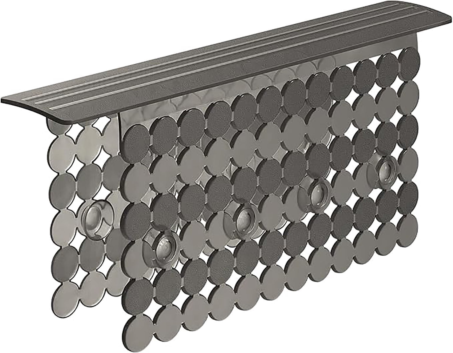 Bligli PVC Sink Divider Mat - Grey (12.2