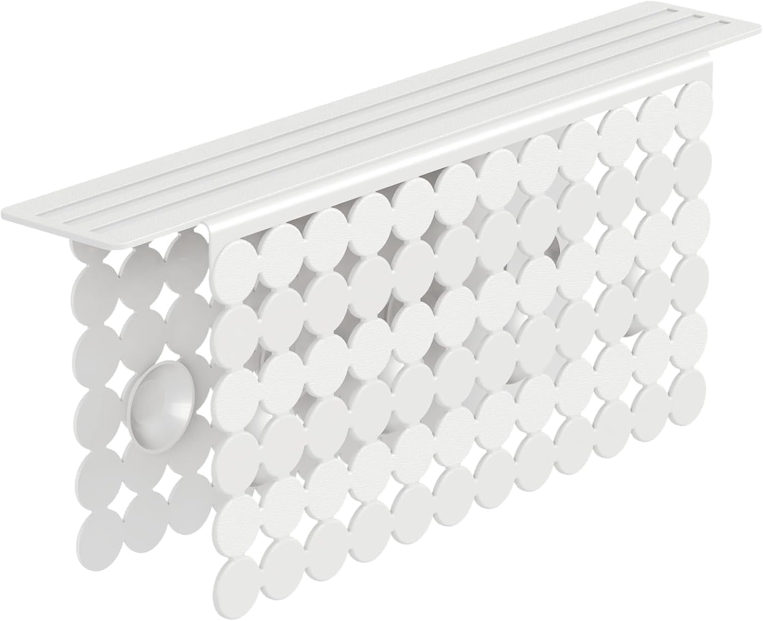 Bligli PVC Sink Divider Mat - White(12.2"x4.7"), Non-Slip with 6 ...