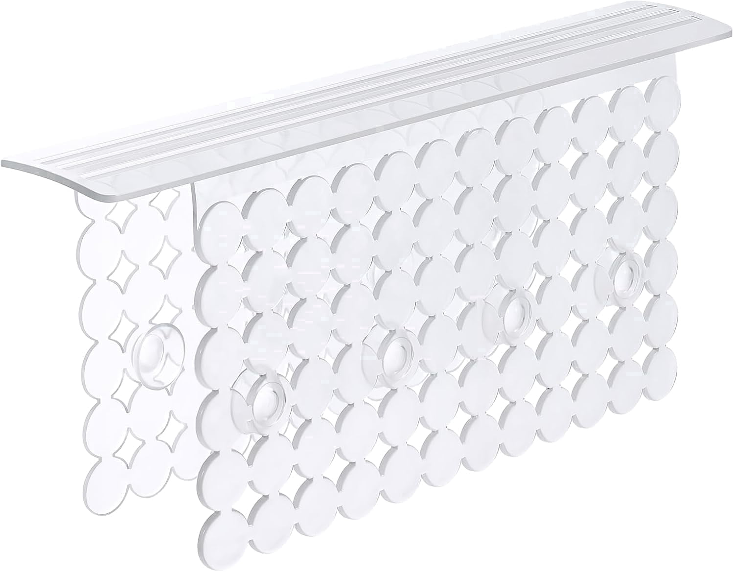 Bligli PVC Sink Divider Mat - Clear(12.2"x4.7"), Non-Slip with 6 ...