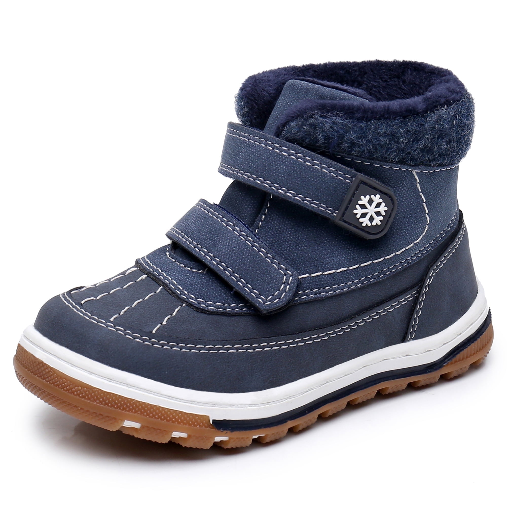 Blikcon Boys Boots Toddler Boys Fall Winter Boots Outdoor with Hook and ...