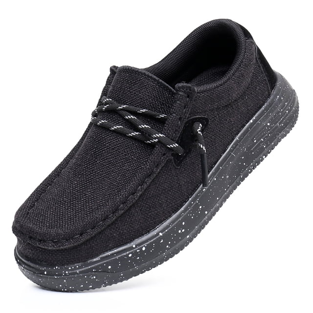 Blikcon Boys Girls Slip-On Casual Boat Shoes Light-Weight Lace Up ...