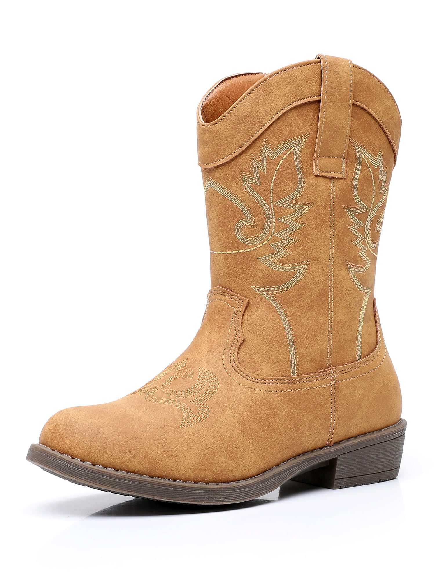 Customer reviews for Blikcon Kids Cowboy Boots Girls Mid Calf Western ...