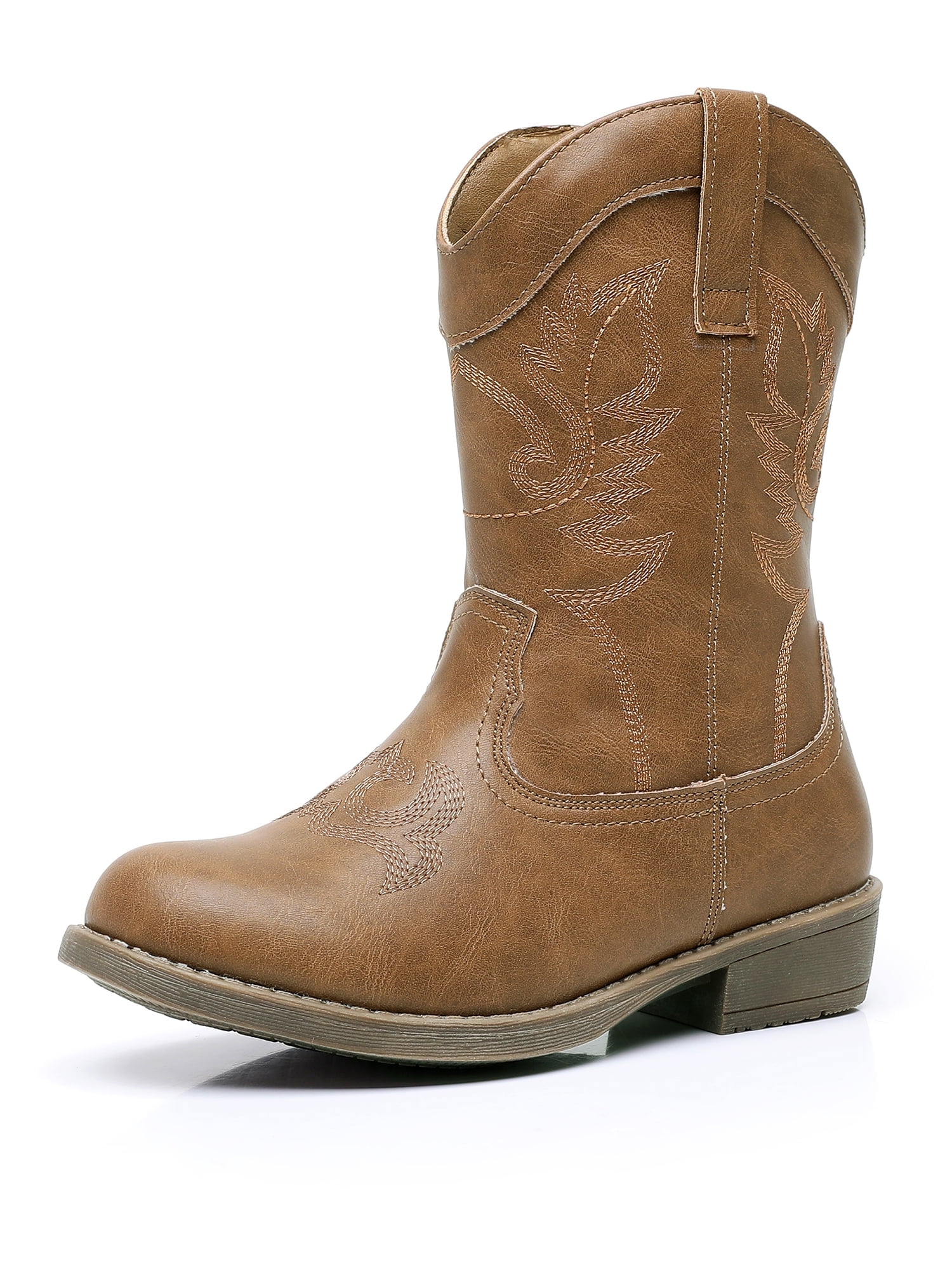 Customer reviews for Blikcon Kids Cowboy Boots Girls Mid Calf Western ...