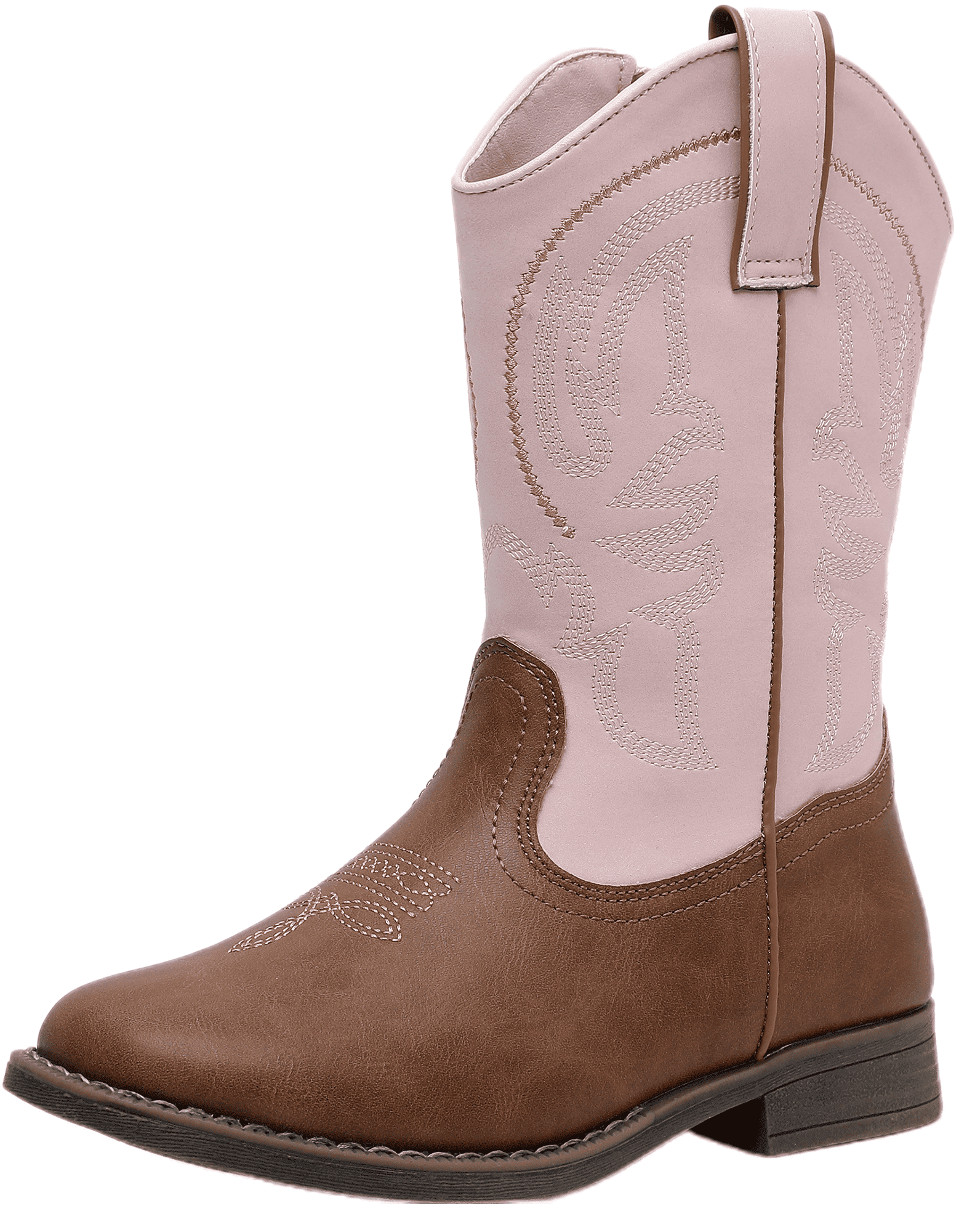 Blikcon Kids Cowboy Boots Girls Western Cowgirl Boots Embroidered ...