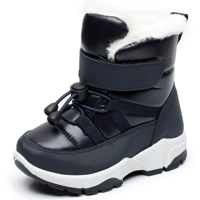 Blikcon Unisex Kids Boys Girls Outdoor Cold Weather Winter Snow Boots ...