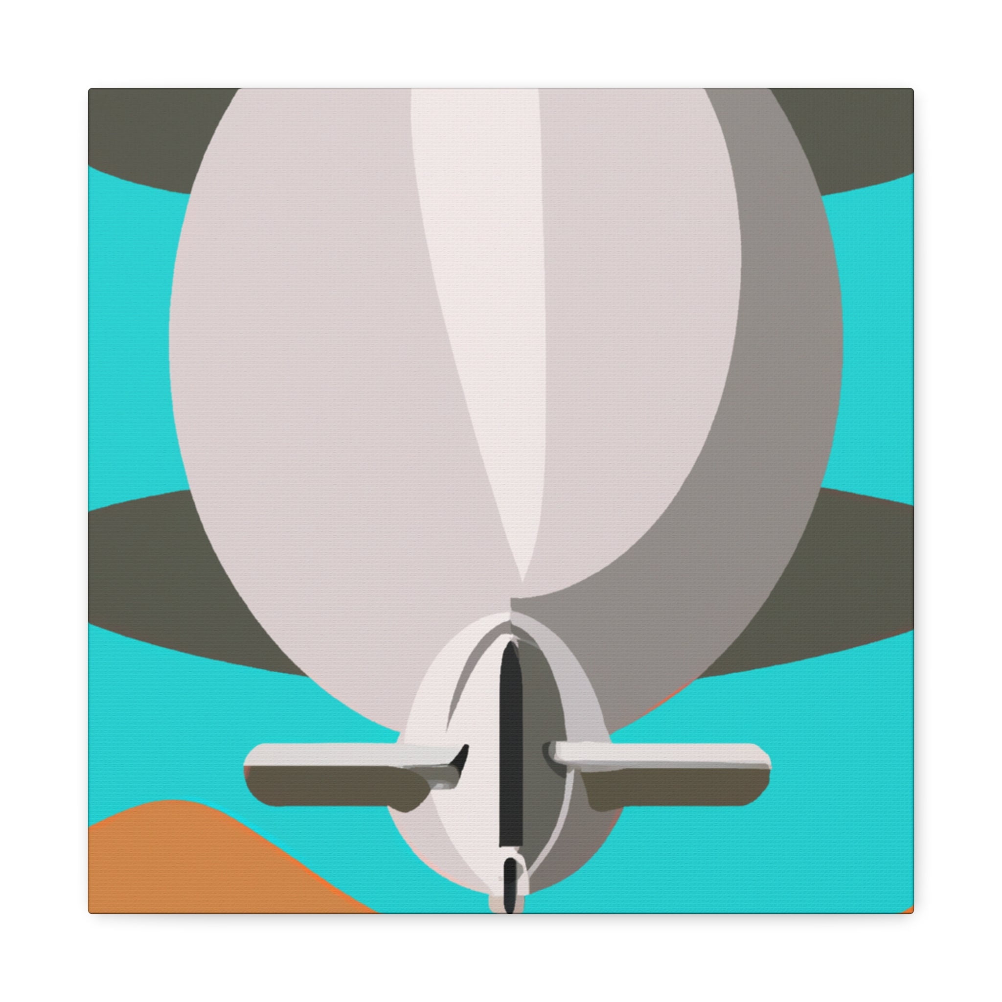 "Blimp Amongst Clouds" - Canvas - Walmart.com